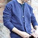 Cardigan PDF Sewing Pattern for Men Sizes 2XS-4XL, Men's Sweater Sewing ...