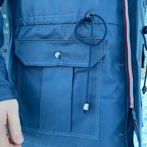 A Military Jacket Sewing Pattern and Projector File, Utility Military ...