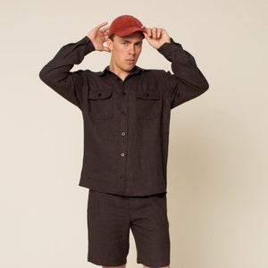 Overshirt Sewing Pattern and Video Tutorial, Sizes 2XS-4XL, Men's Heavy ...