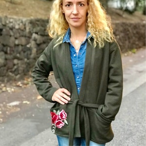 Jacket Sewing Pattern Kimono Jacket Pdf Pattern for Sewing - Etsy