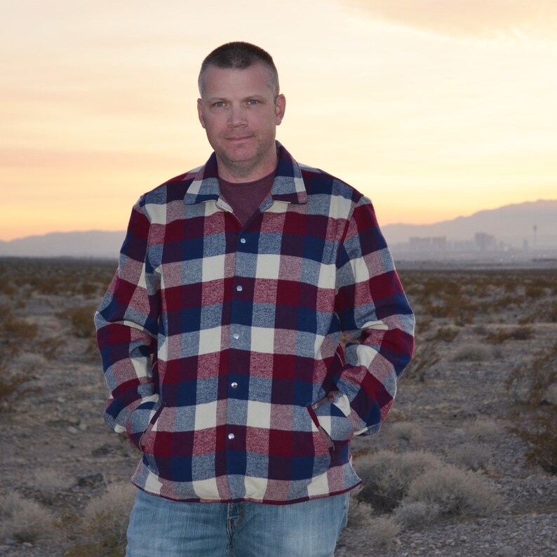 Men's Overshirt Jacket Sewing Pattern Video Tutorial - Etsy