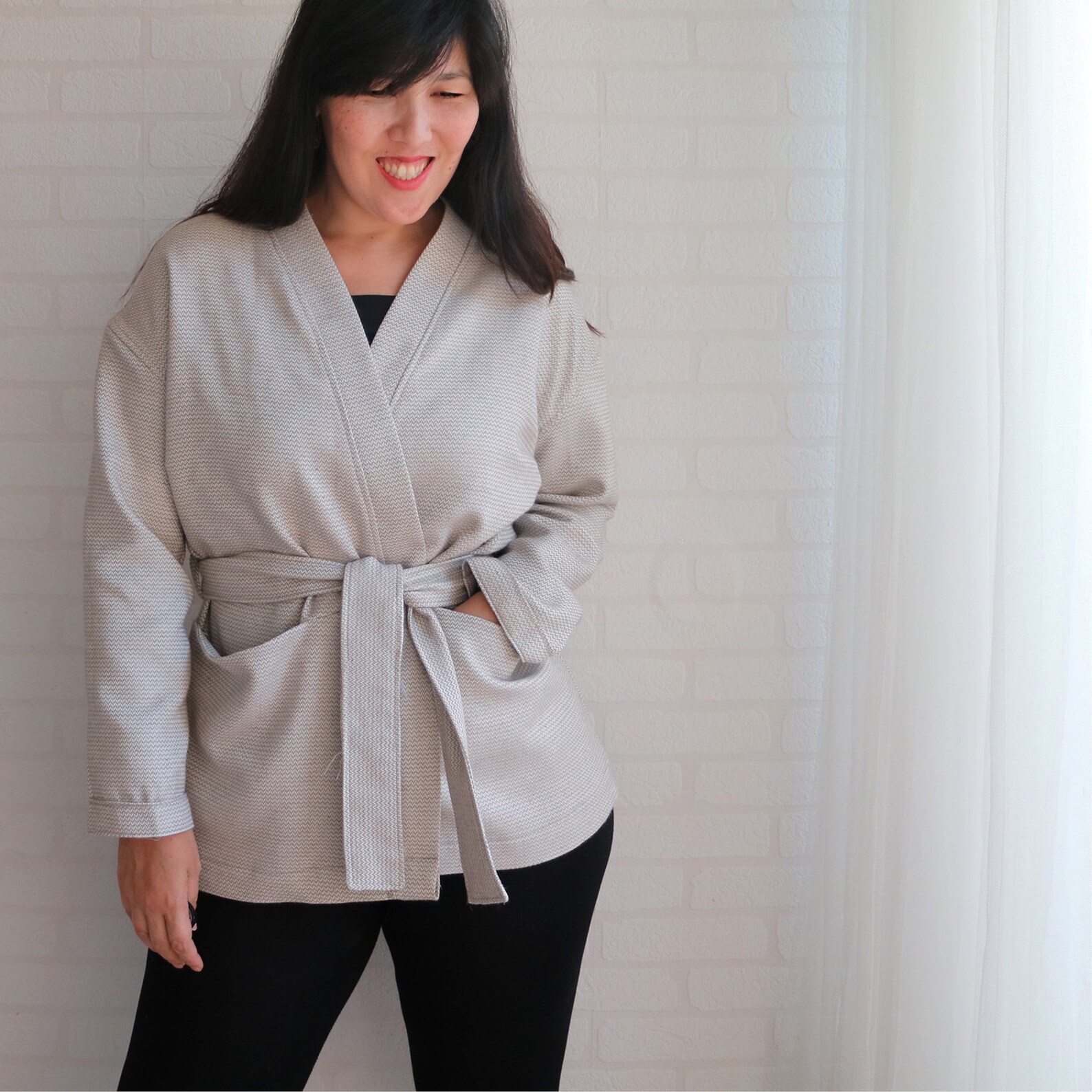 Jacket Sewing Pattern Kimono Jacket Pdf Sewing Pattern Sizes - Etsy