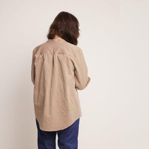 Overshirt Jacket Sewing Pattern, Projector File, and Video Tutorial ...