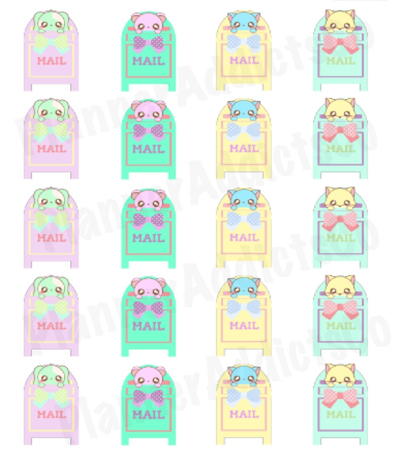 Kawaii Cute Animal Mail / Mailbox / USPS / Package / Parcel | Etsy