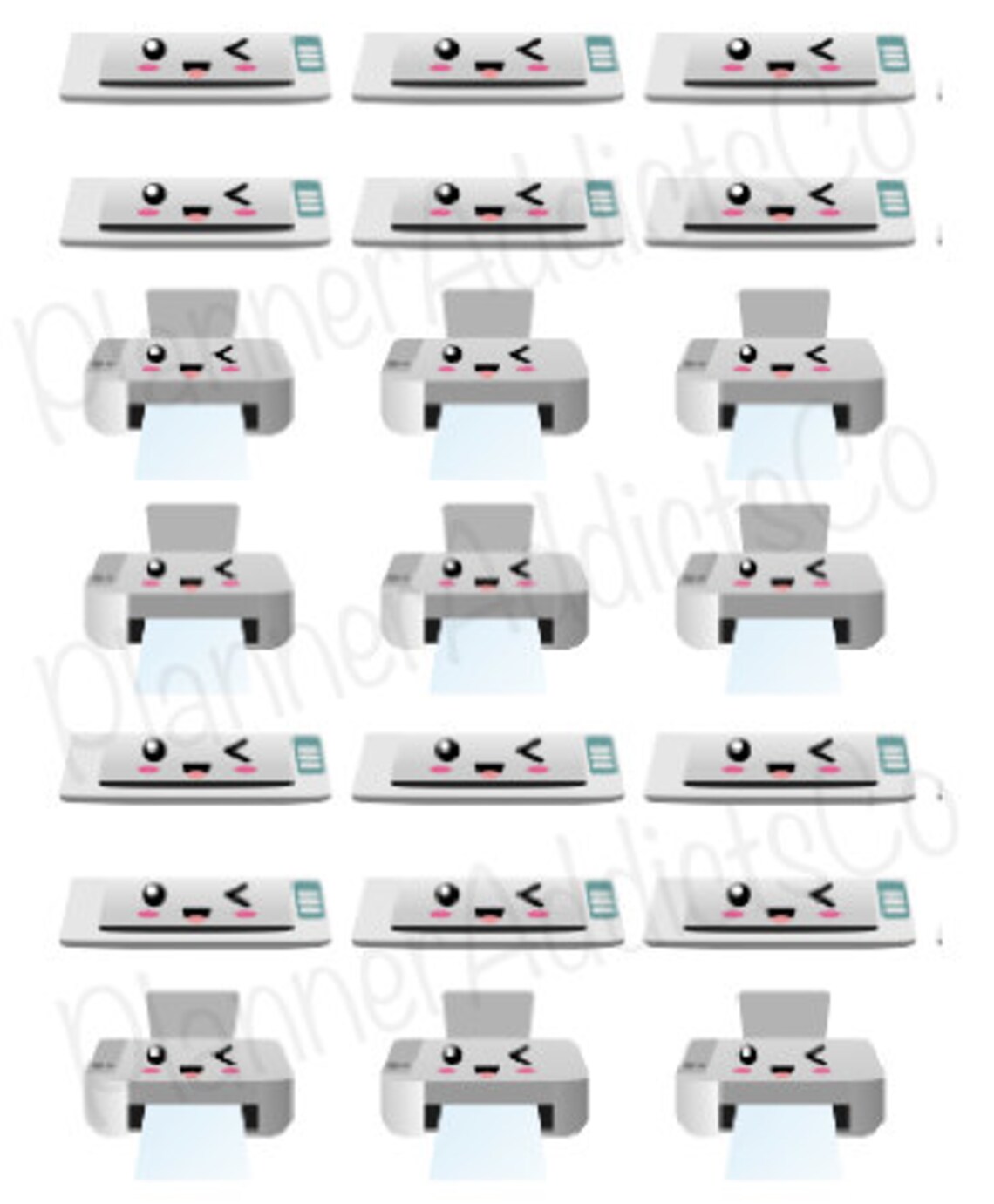 Kawaii Sticker Maker / Creator Silhouette Cameo Machine & | Etsy