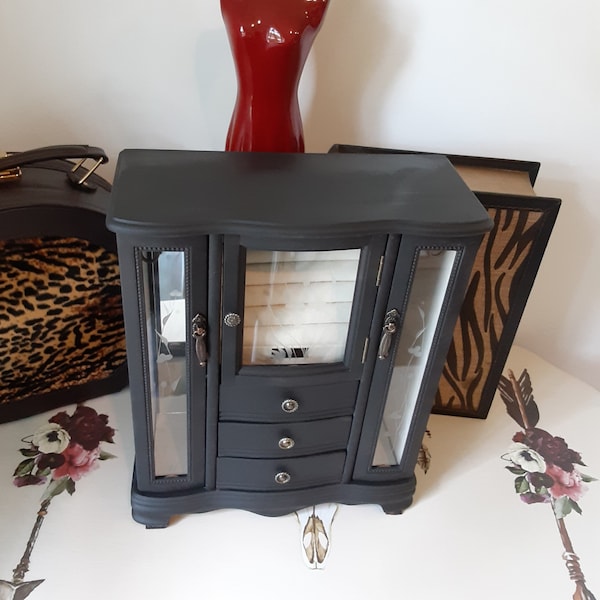 Black Jewelry Box - Etsy