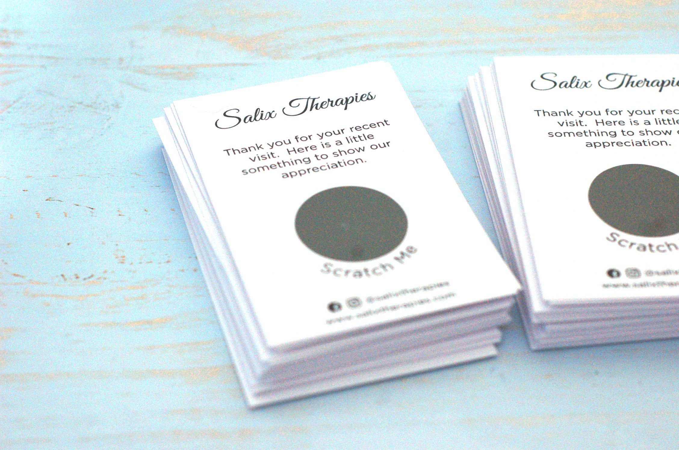 Personalised Business Scratch Cards - Etsy UK