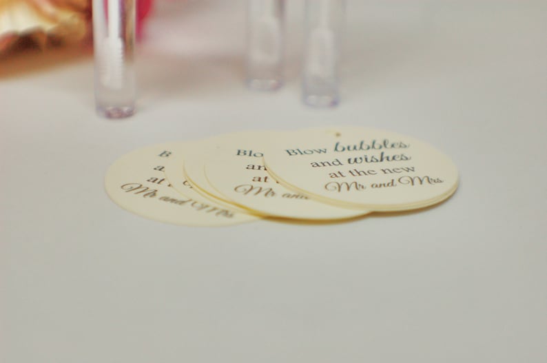 Wedding Bubble Tags Tags for Bubbles Celebration Tags Their - Etsy UK