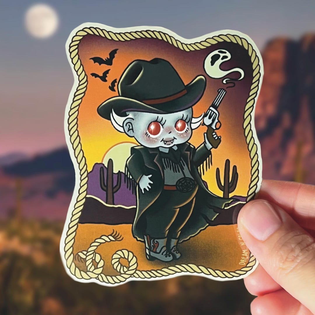 Vampire Cowboy Kewpie - Etsy