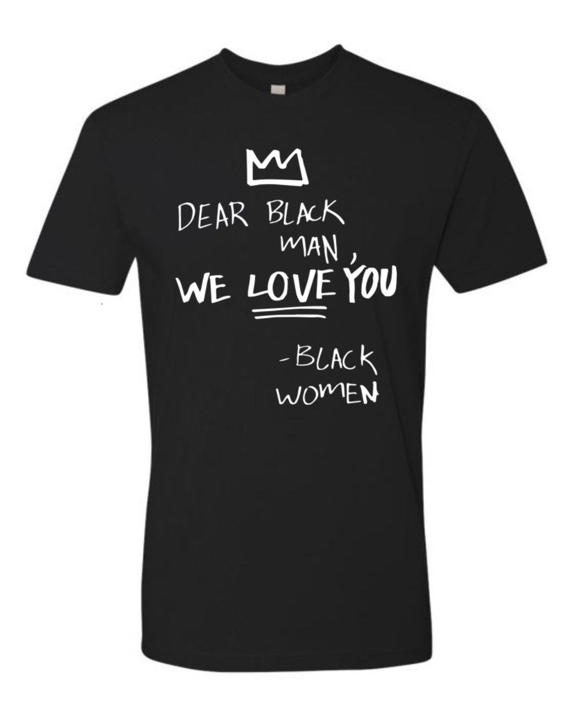 Dear Black Man. (black) (unisex) - Etsy