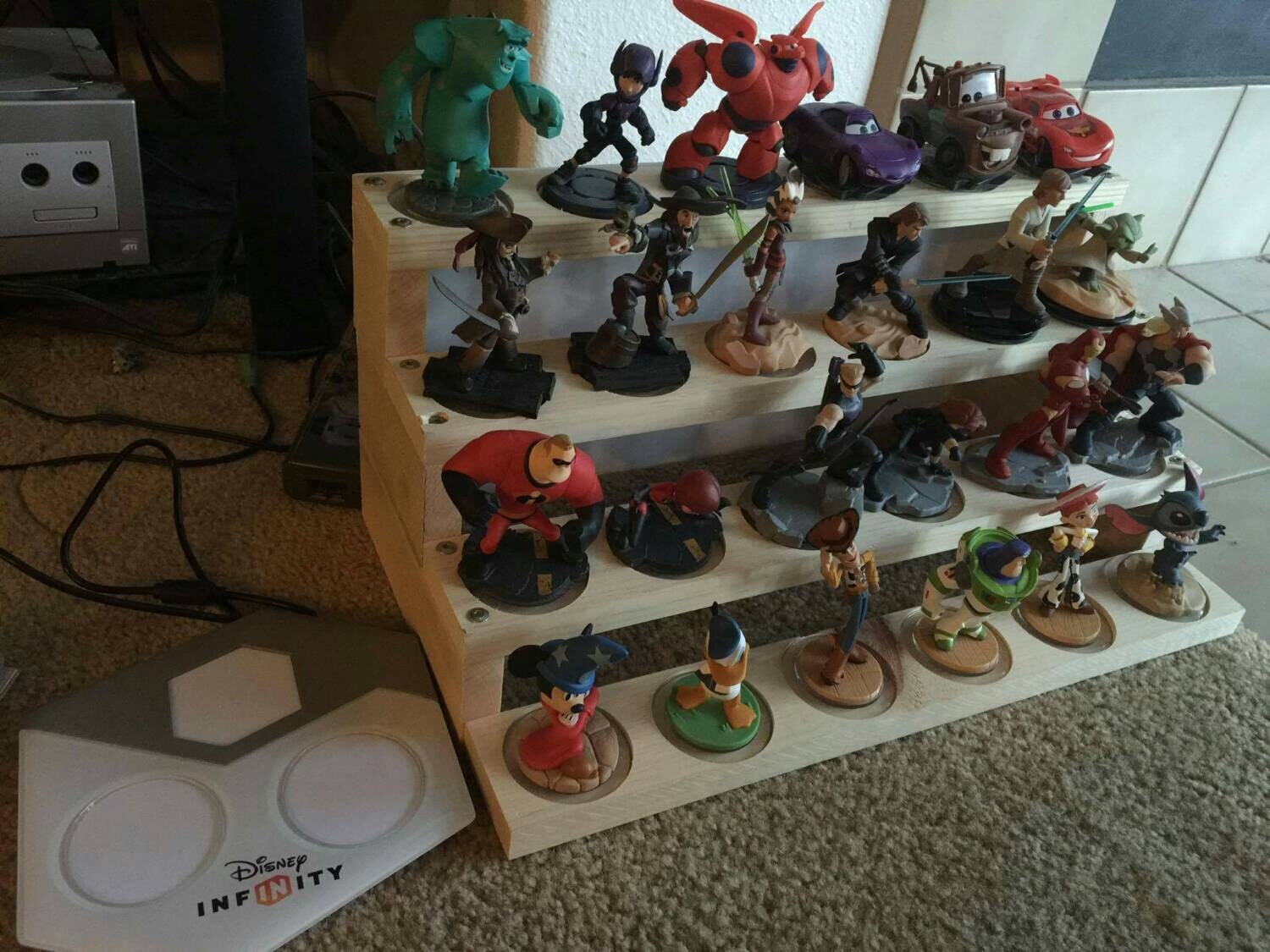 Disney Infinity Display Stands. 24 Slots | Etsy