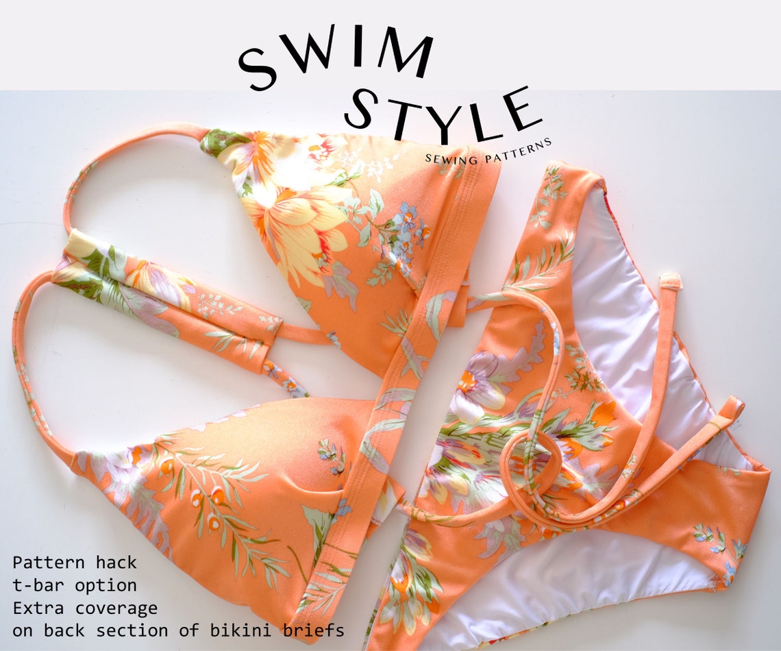 Bikini Sewing Pattern Women's Heiress Triangle - Etsy