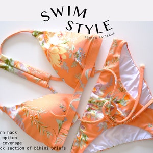 Bikini Sewing Pattern Women's Heiress Triangle Downloadable PDF ...