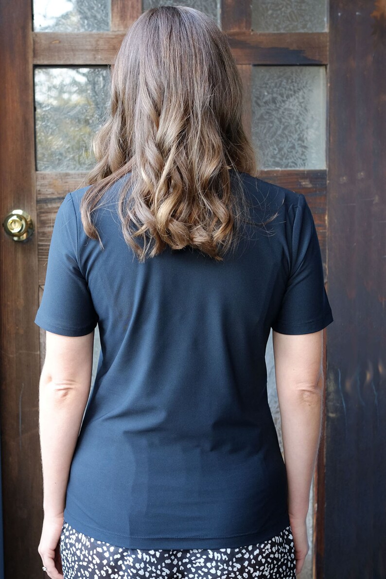 Crew Neck Top Pattern Womens Sewing Pattern T Shirt Pattern | Etsy