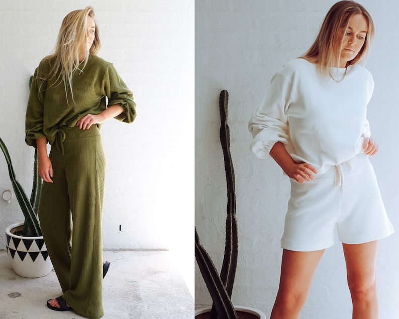 Womens Loungewear Sewing Pattern PDF Digital Pattern Sweater - Etsy