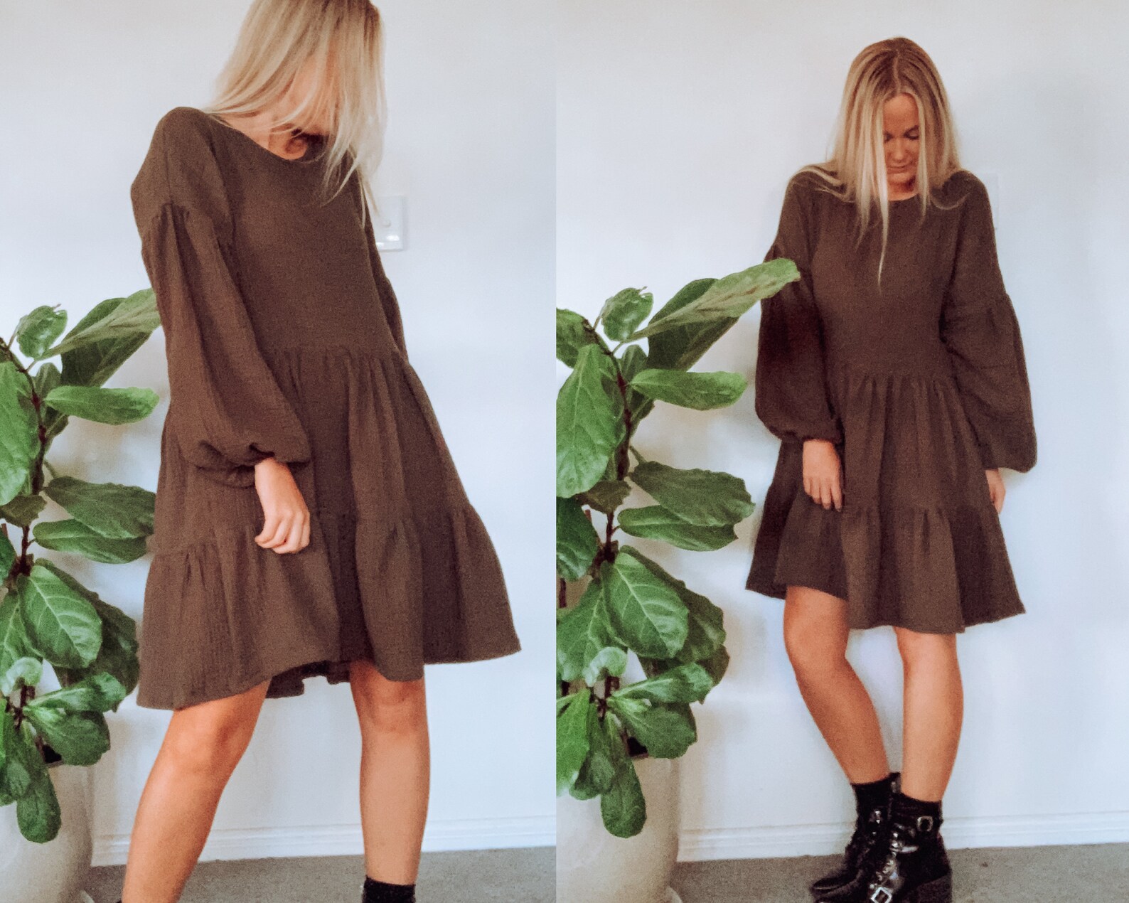 Womens Ellery Dress Sewing Pattern | Babydoll Dress Pattern | Puff ...