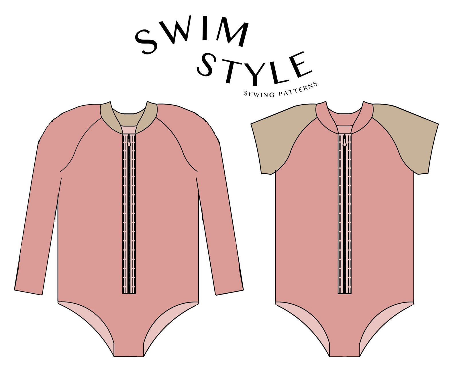 Splashy Rashie Suit and Top Pattern Girls Size 2 to 7yrs - Etsy