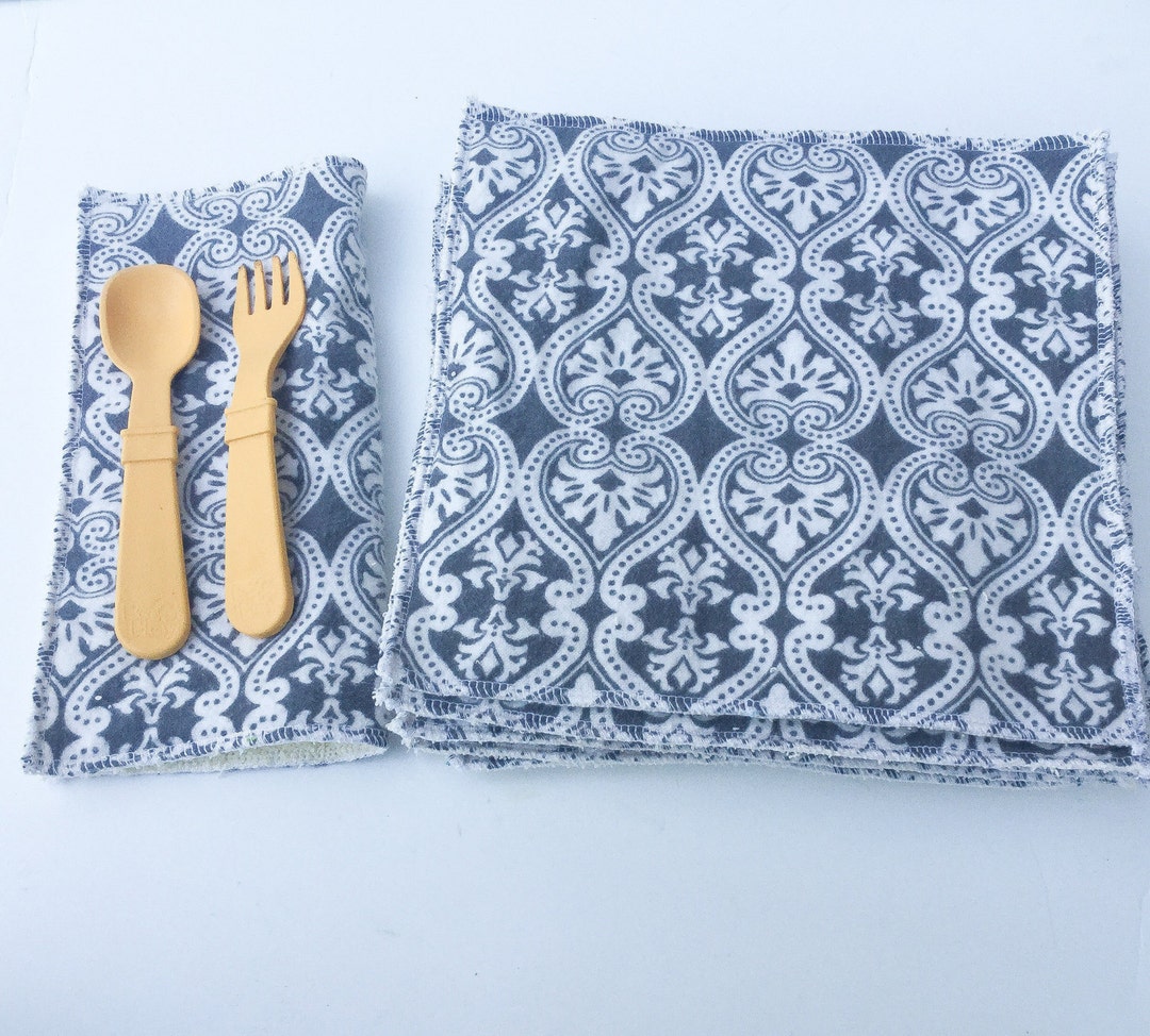 Napkins / Small Napkin / Cloth Wipes / Lunchbox Napkin / Reusable ...