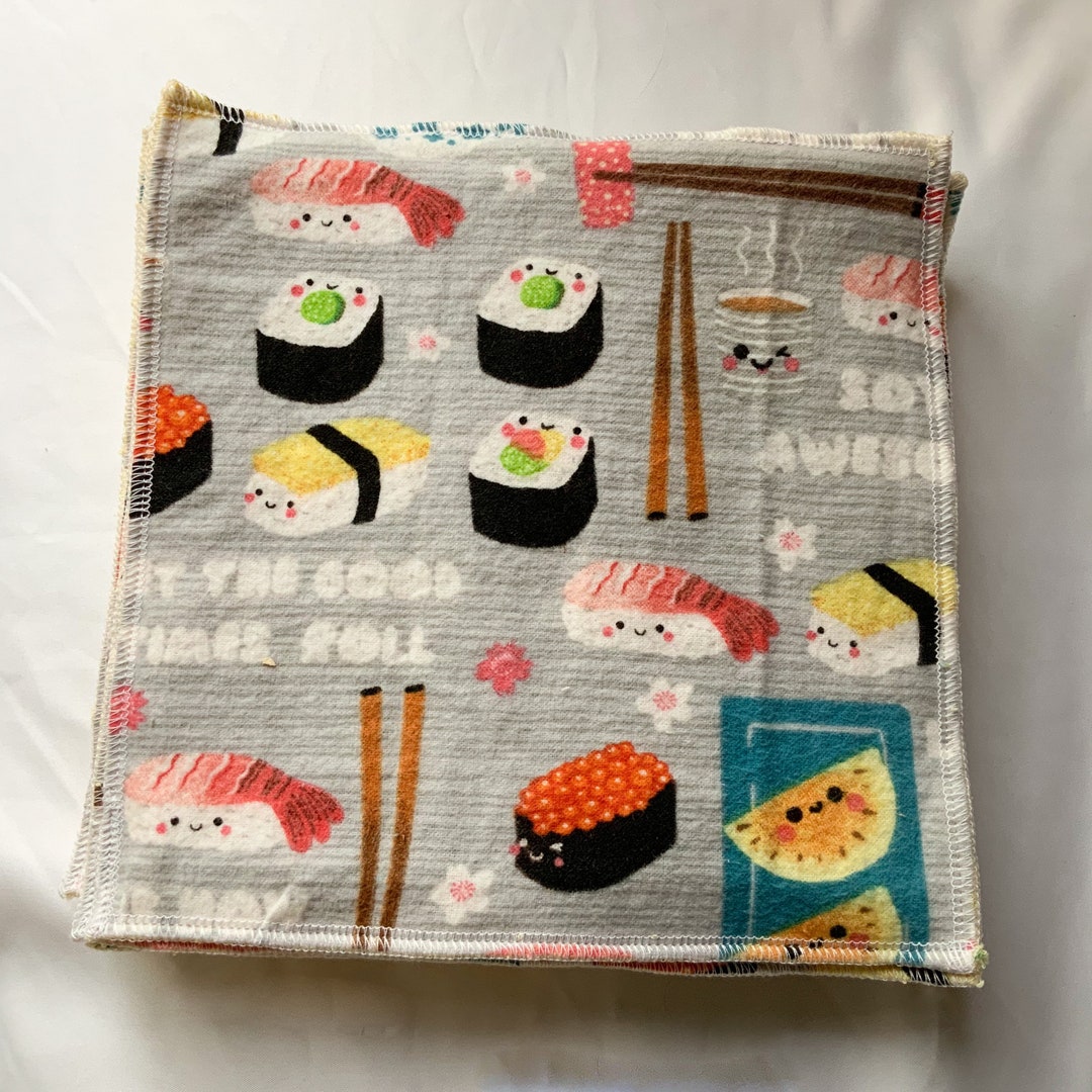 Napkins / Small Napkin / Cloth Wipes / Lunchbox Napkin / - Etsy