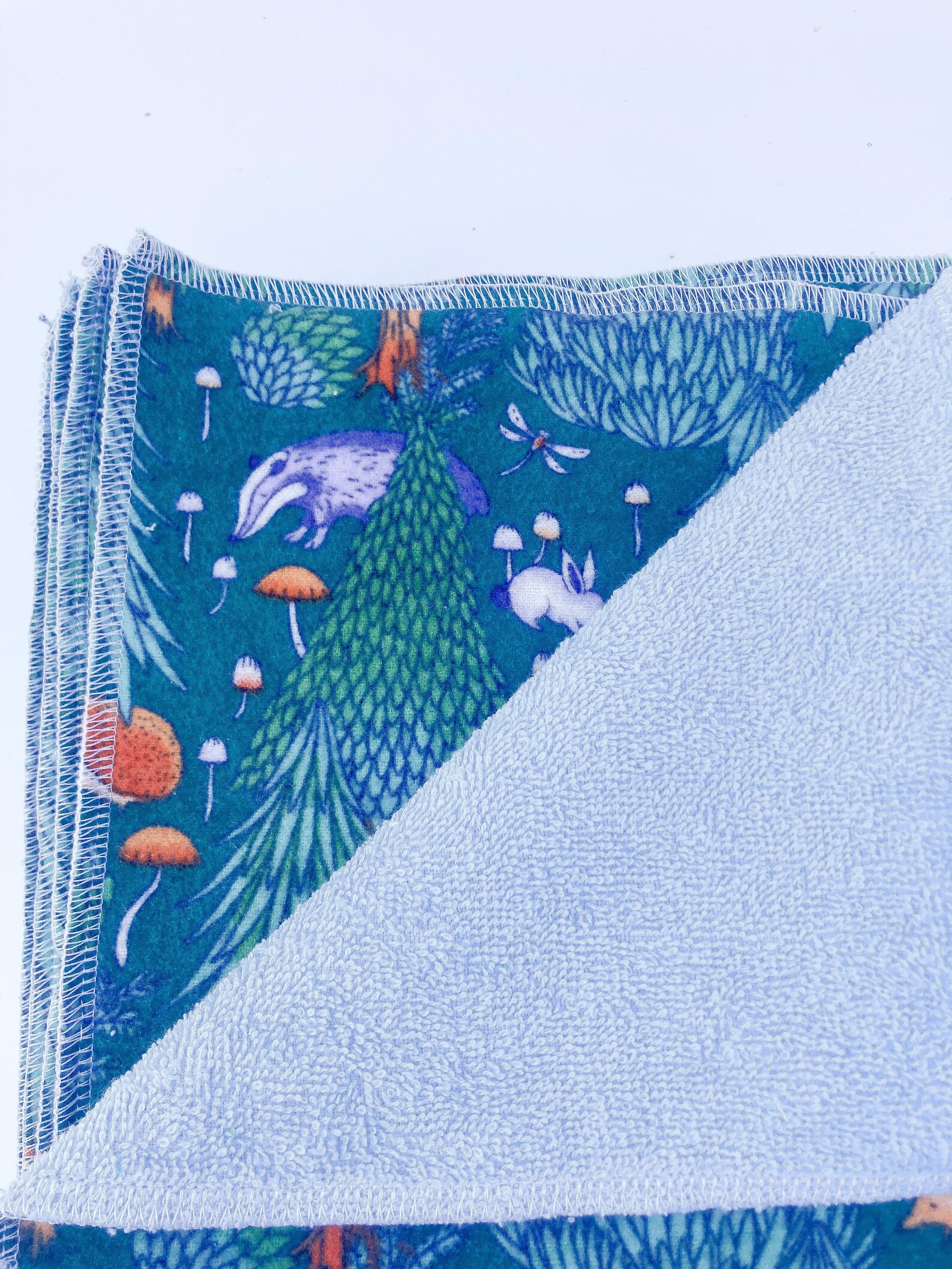 Small Napkin, Set of 10 Woodland Animals Print - Etsy