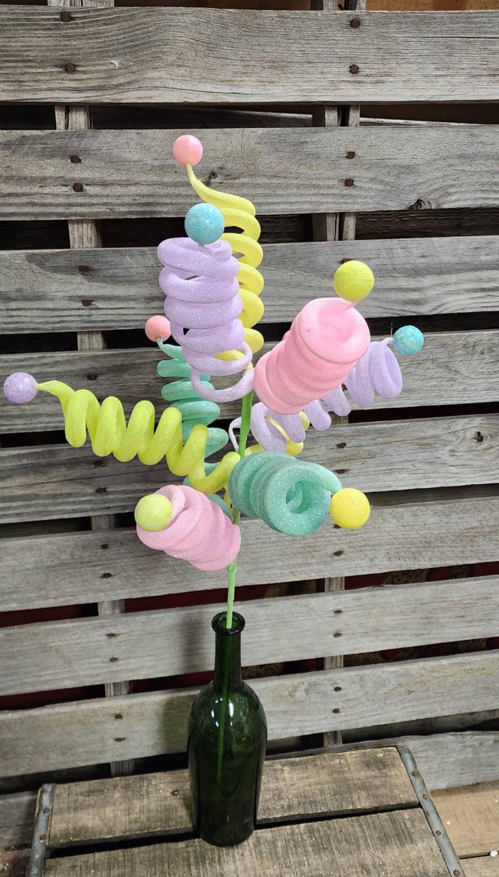 31 Spring Pastel Curly Spray Large Pastel Curly Spray - Etsy