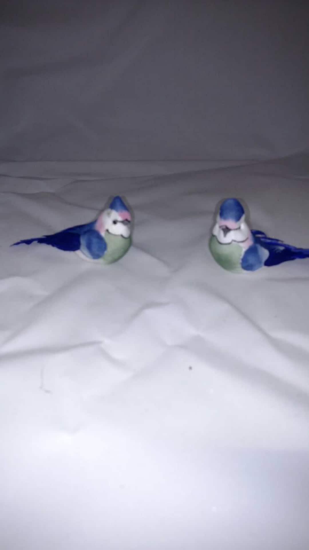 4" Artificial Blue Bird Dozen - Etsy