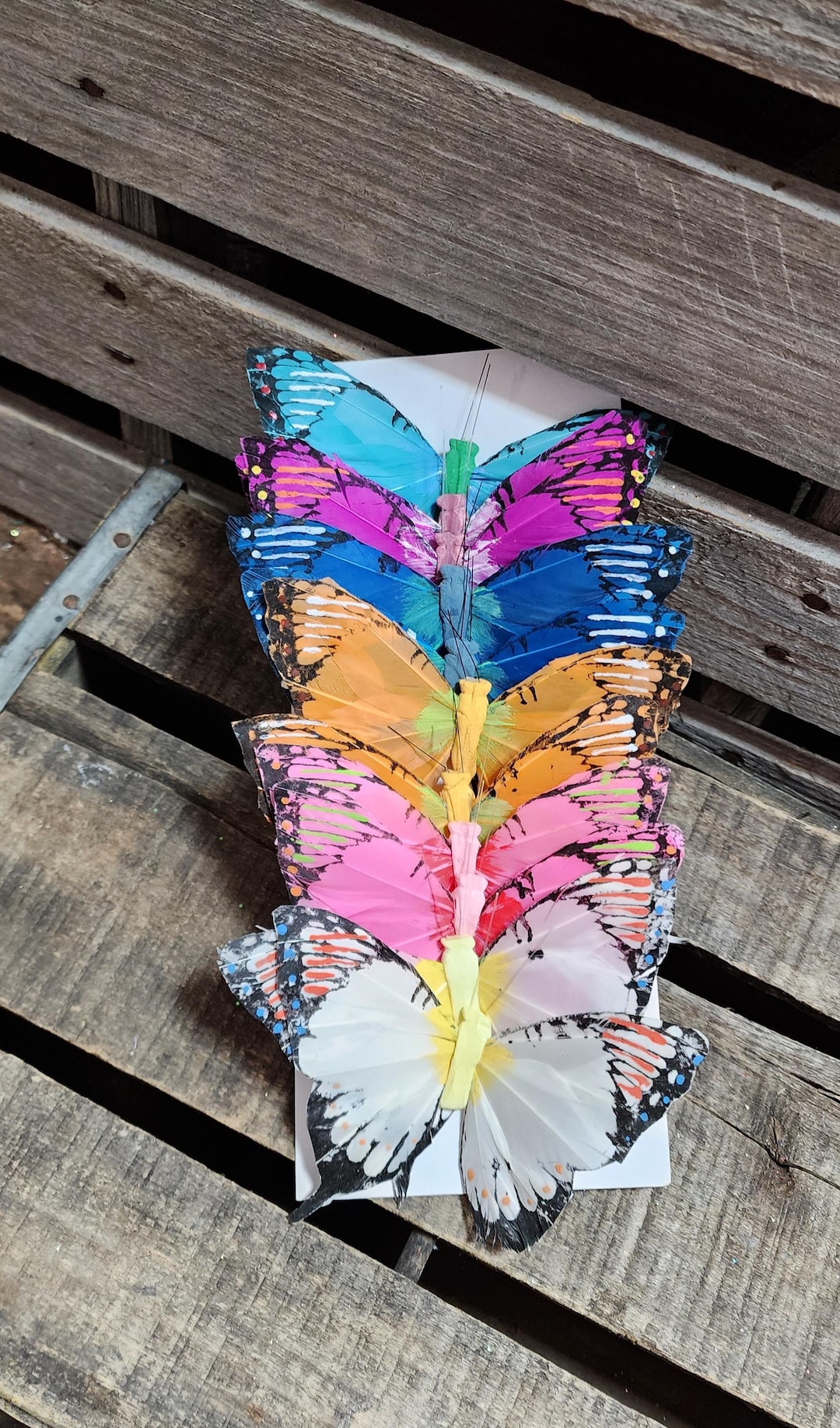 Large 5" Vibrant Mixed Monarch Butterflies Dozen - Fake Butterfly ...