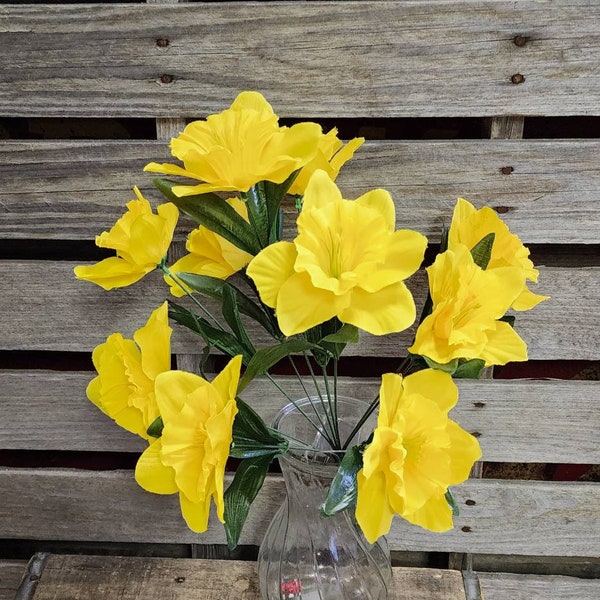 Artificial Daffodils - Etsy