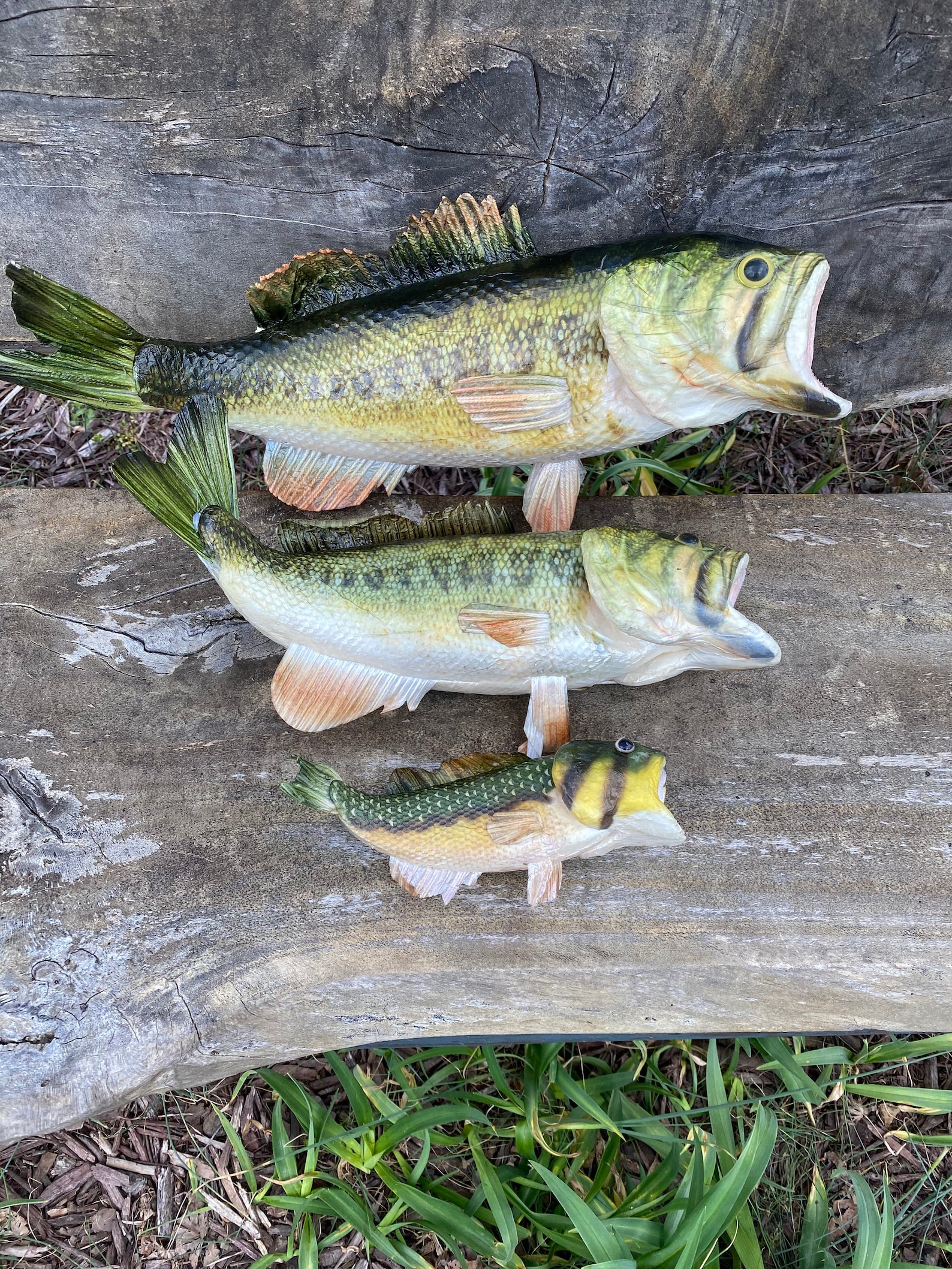 8 or 14or 18 Artificial Bass Fish Figure - Etsy