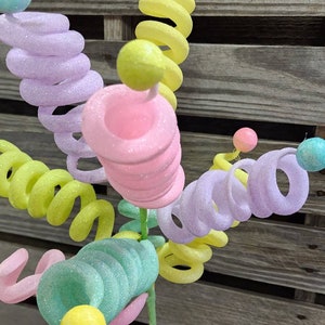 31 Spring Pastel Curly Spray Large Pastel Curly Spray - Etsy