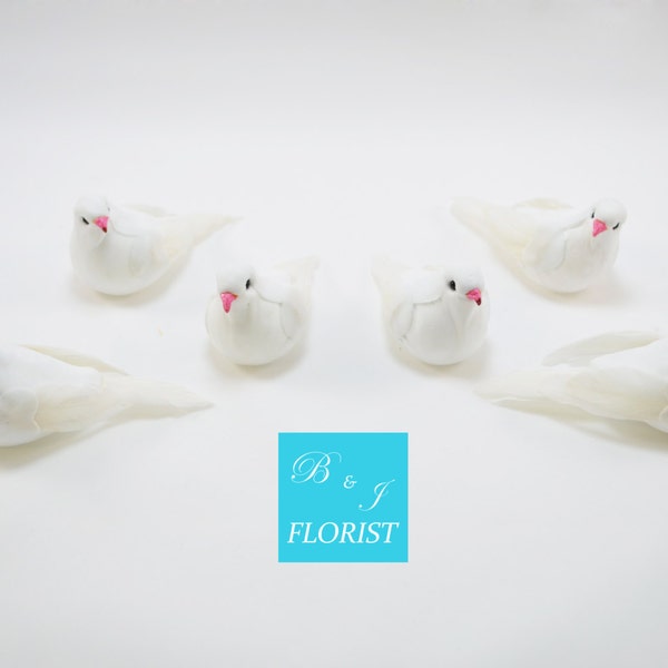 White Doves for Floral Arrangements - Etsy