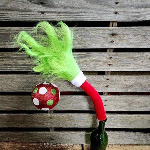 Grinch Arm Holding Ornament - Etsy