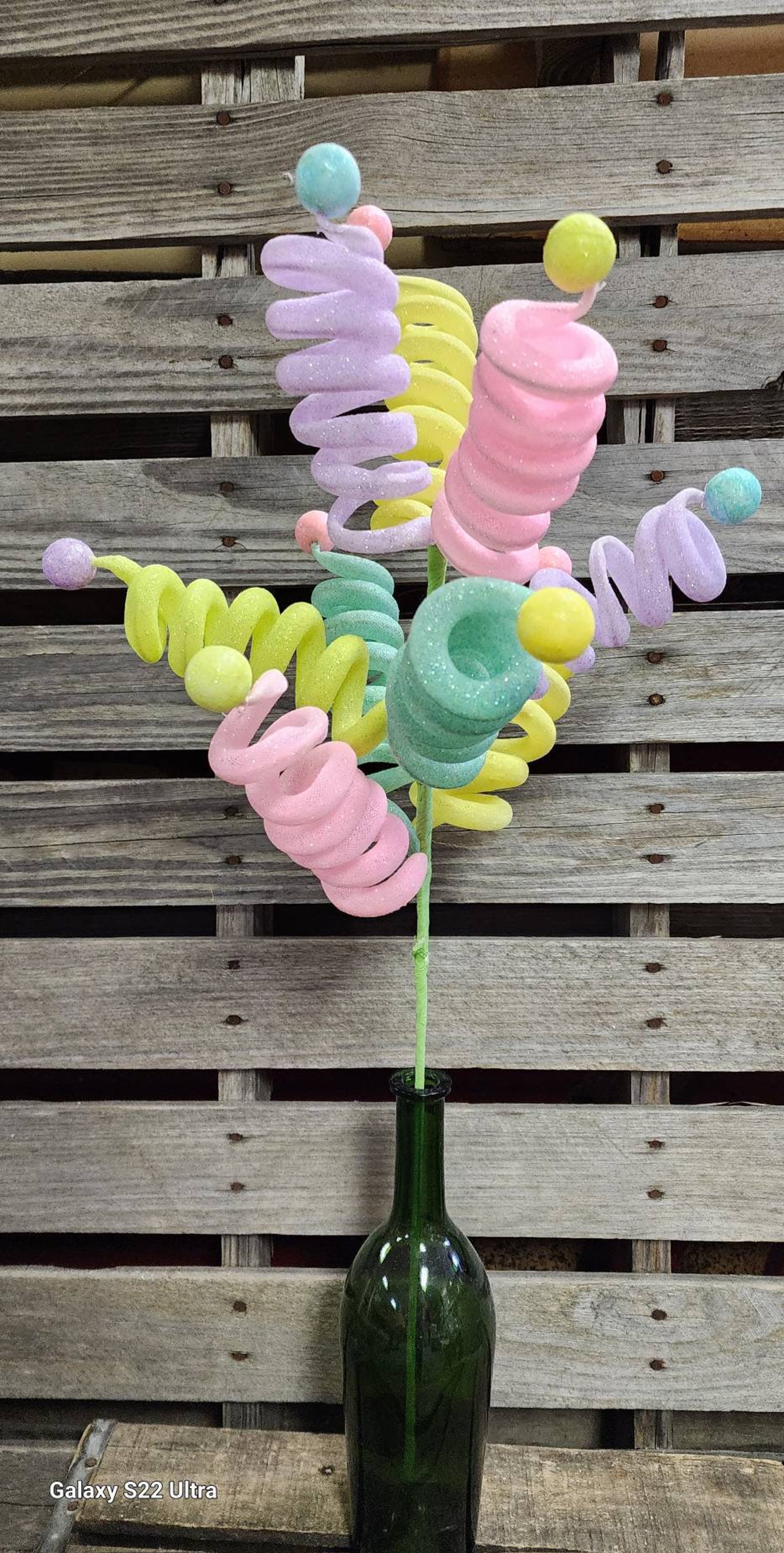 31 Spring Pastel Curly Spray Large Pastel Curly Spray - Etsy