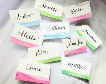 Calligraphy Name Tag | Etsy