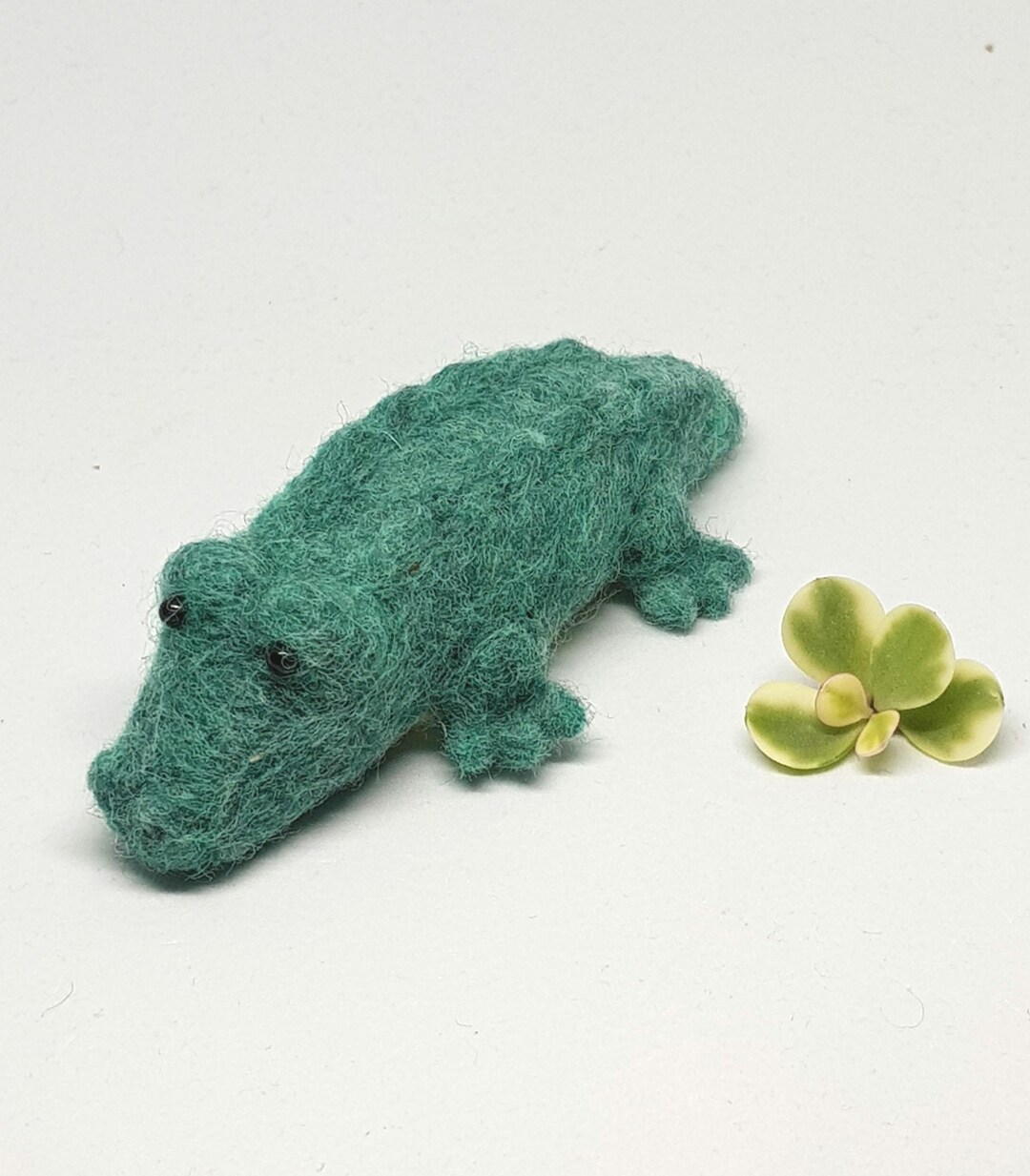 Needle Felted Cute Crocodile Alligator Keepsake - Etsy