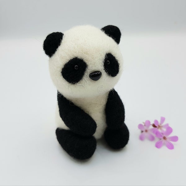 Felt Panda Ornament - Etsy