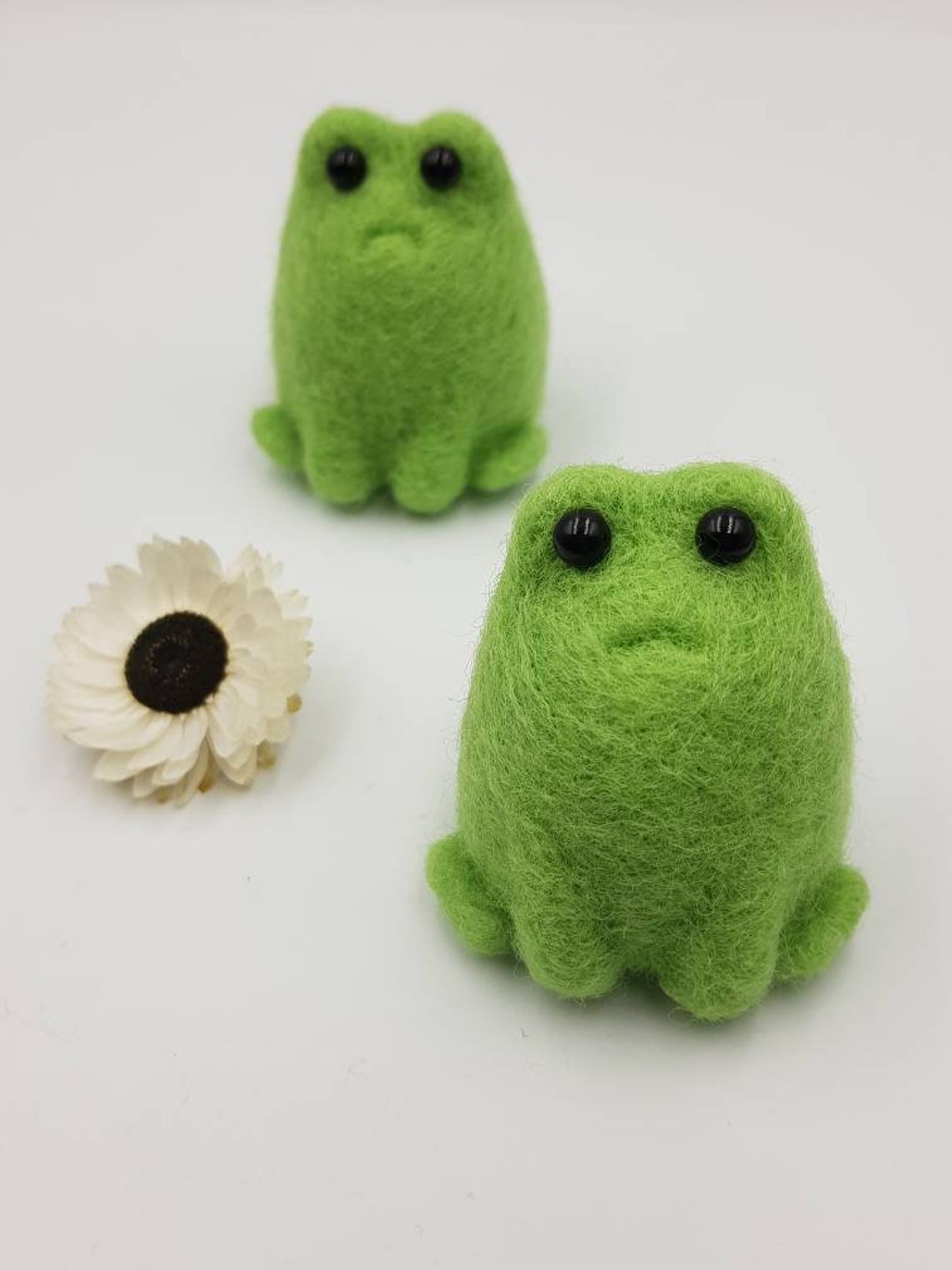 Felted Grumpy FROG Keepsake Gift - Etsy UK