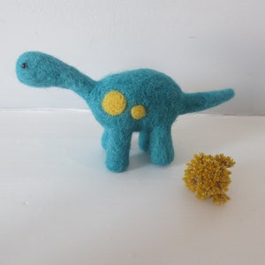 Felted DINOSAUR Teal Blue Brontosaurus Best Friend Gift Ornament - Etsy UK