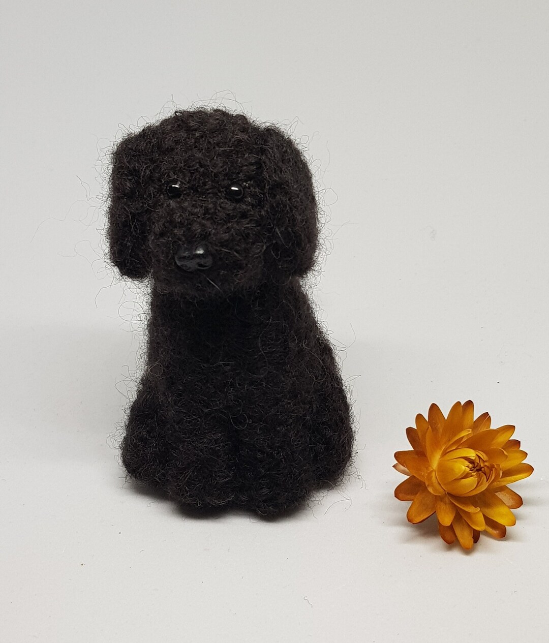 Needlefelted Black Cockapoo Dog Keepsake Pet Portrait - Etsy UK