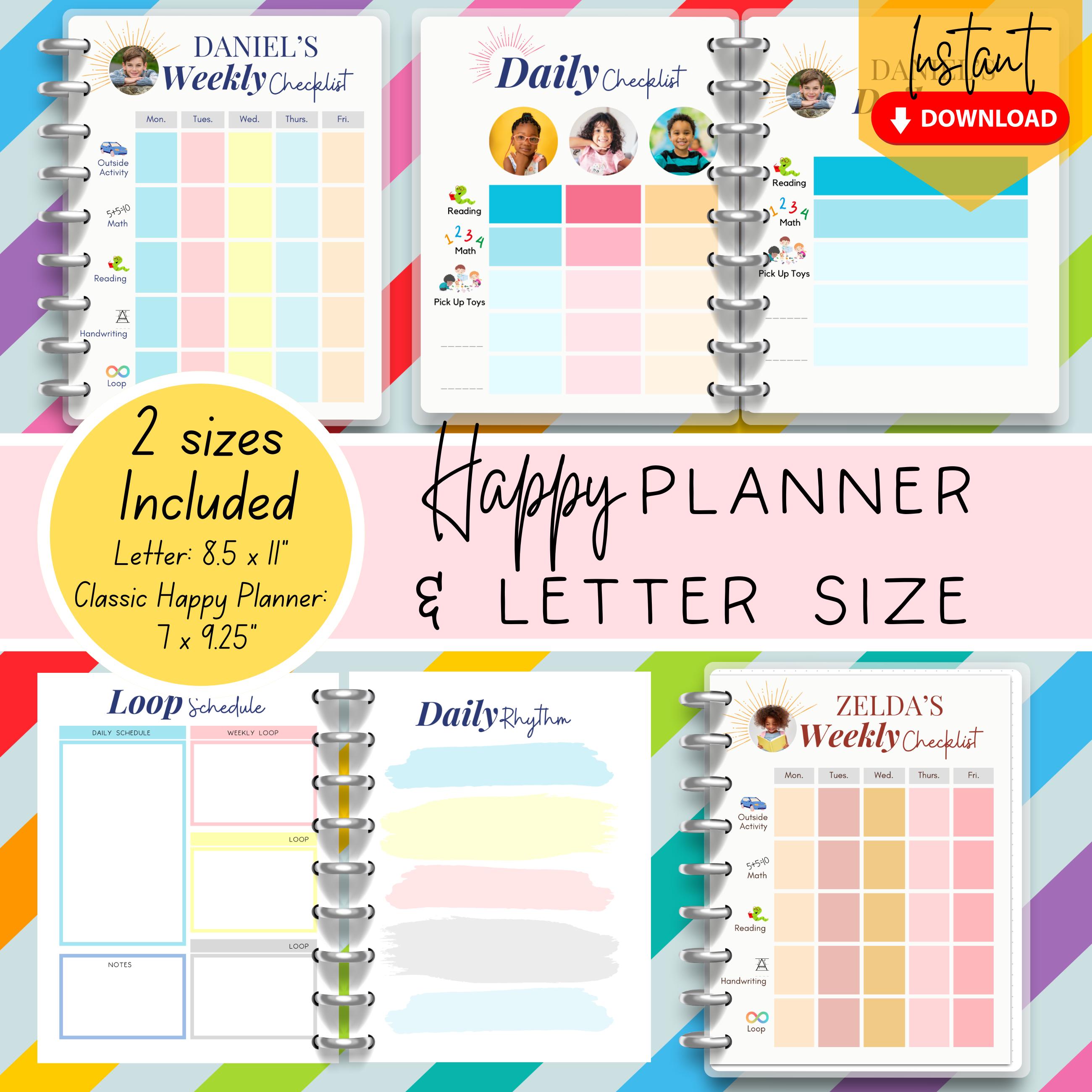 Printable Homeschool Schedule for Kids Visual Schedule Printable ...