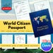 Passport Printable for Elementary Homeschool Country Studies Passport ...