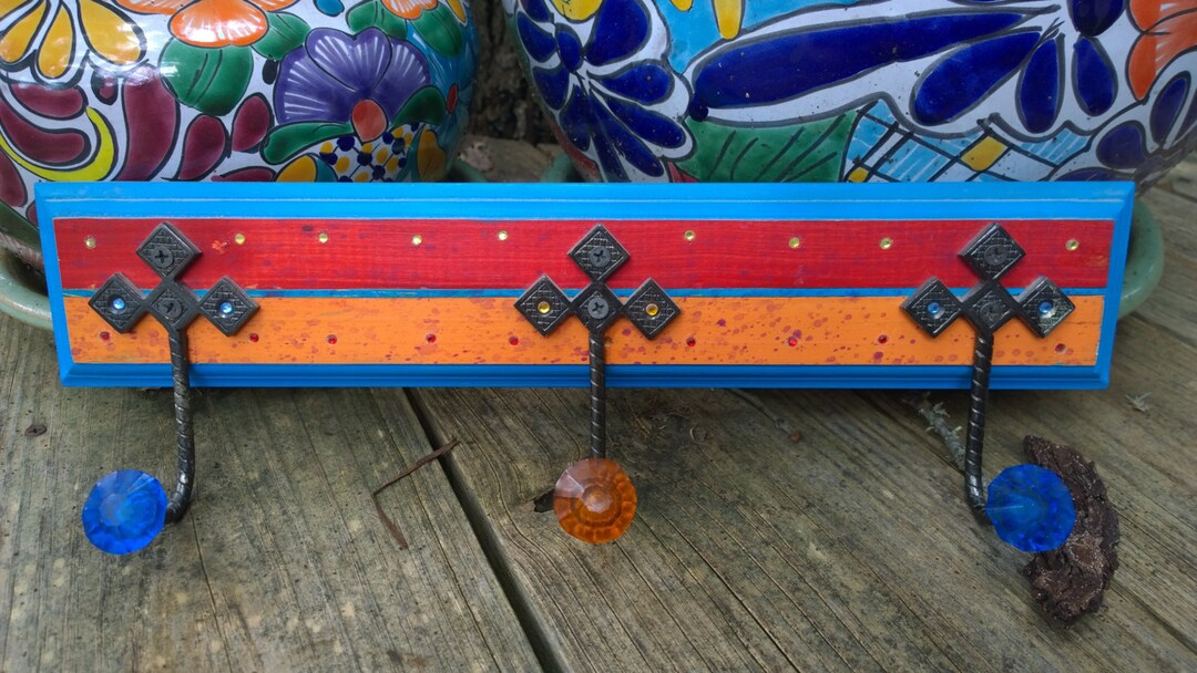 Colorful Fish Hook Coat Hanger - Etsy