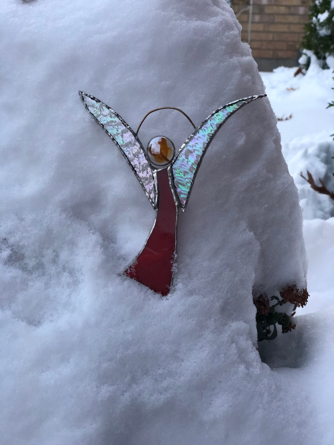 Stained Glass Christmas Angel - Unique Hanging Christmas Decor W ...