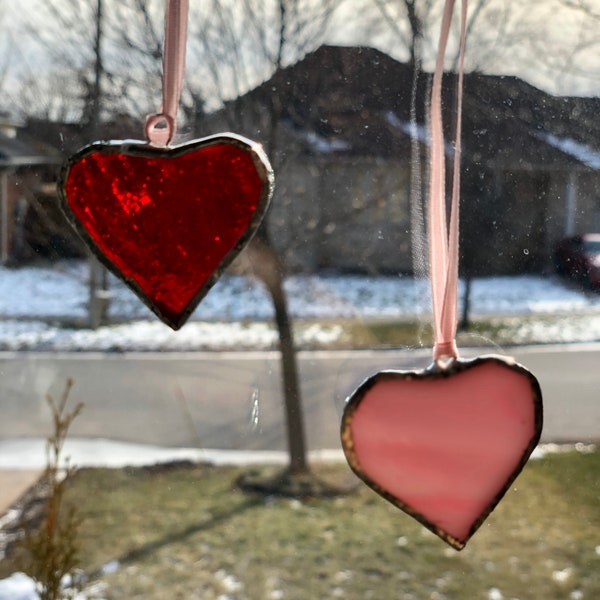 Stained Glass Hearts - Etsy