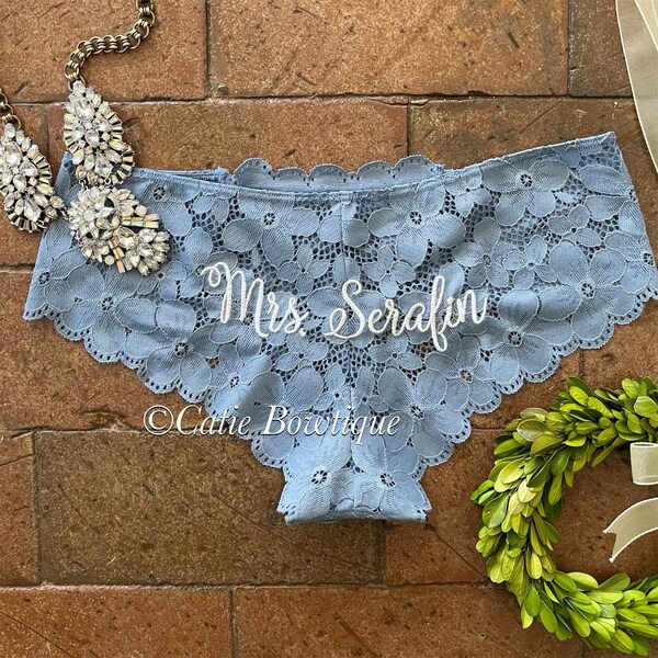 Monogrammed Panties Etsy