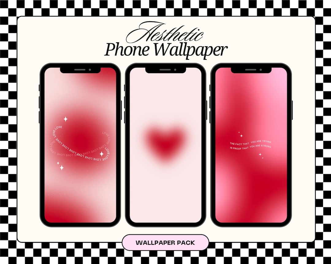 Red Gradient iPhone Wallpaper, Red Aura iPhone Wallpaper, Self-love ...