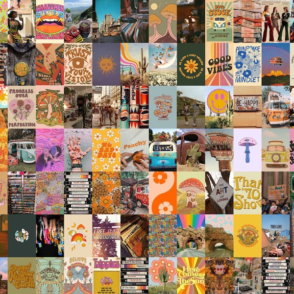 Aesthetic Retro Indie Stickers - Etsy