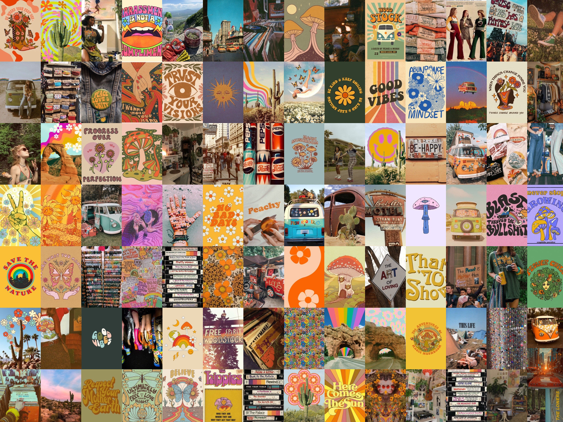 Vintage Indie Art Wallpaper