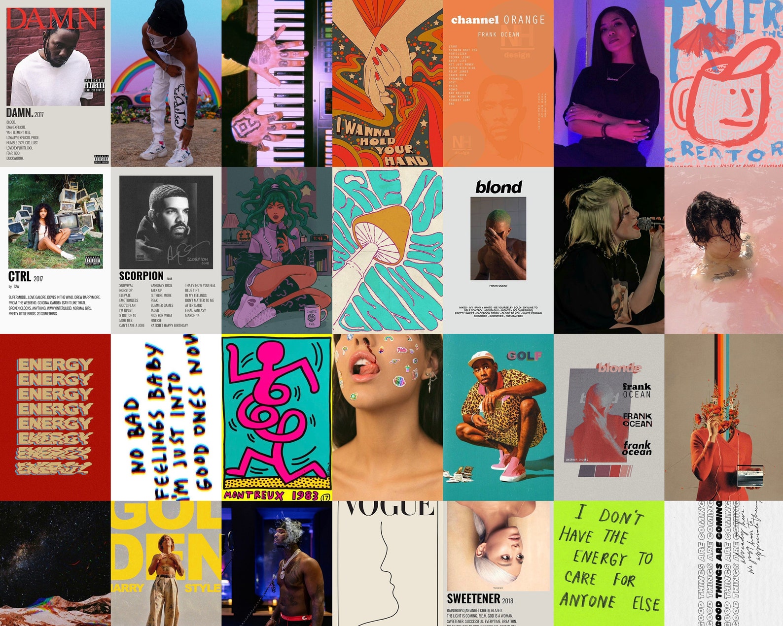 Music Aesthetic Wall Collage Kit Music Photo Wall Music | Etsy