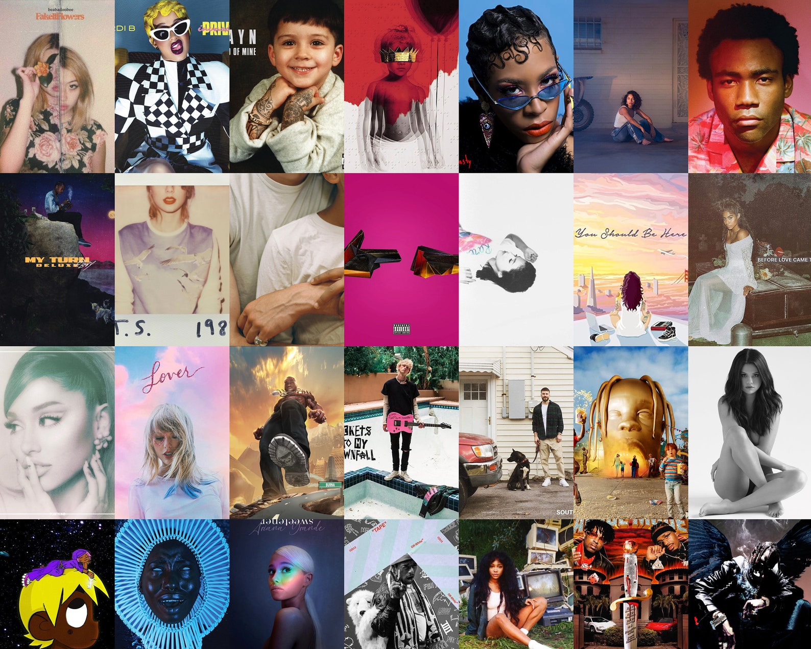 Album Cover Wall Collage Kit Album Cover Collage Kit Music | Etsy